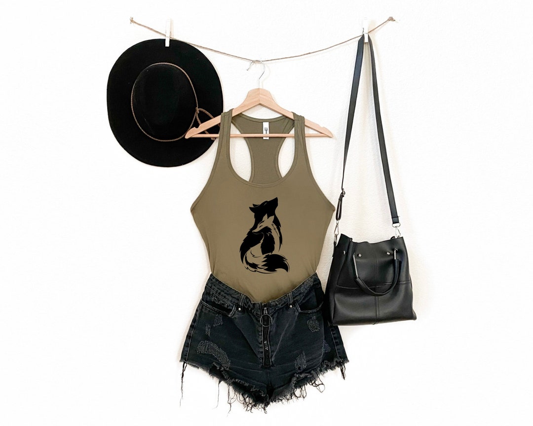 Fox Tank Top, Foxy Tank Top, 2 Foxes Tank Top, for Fox Sake Tank Top ...