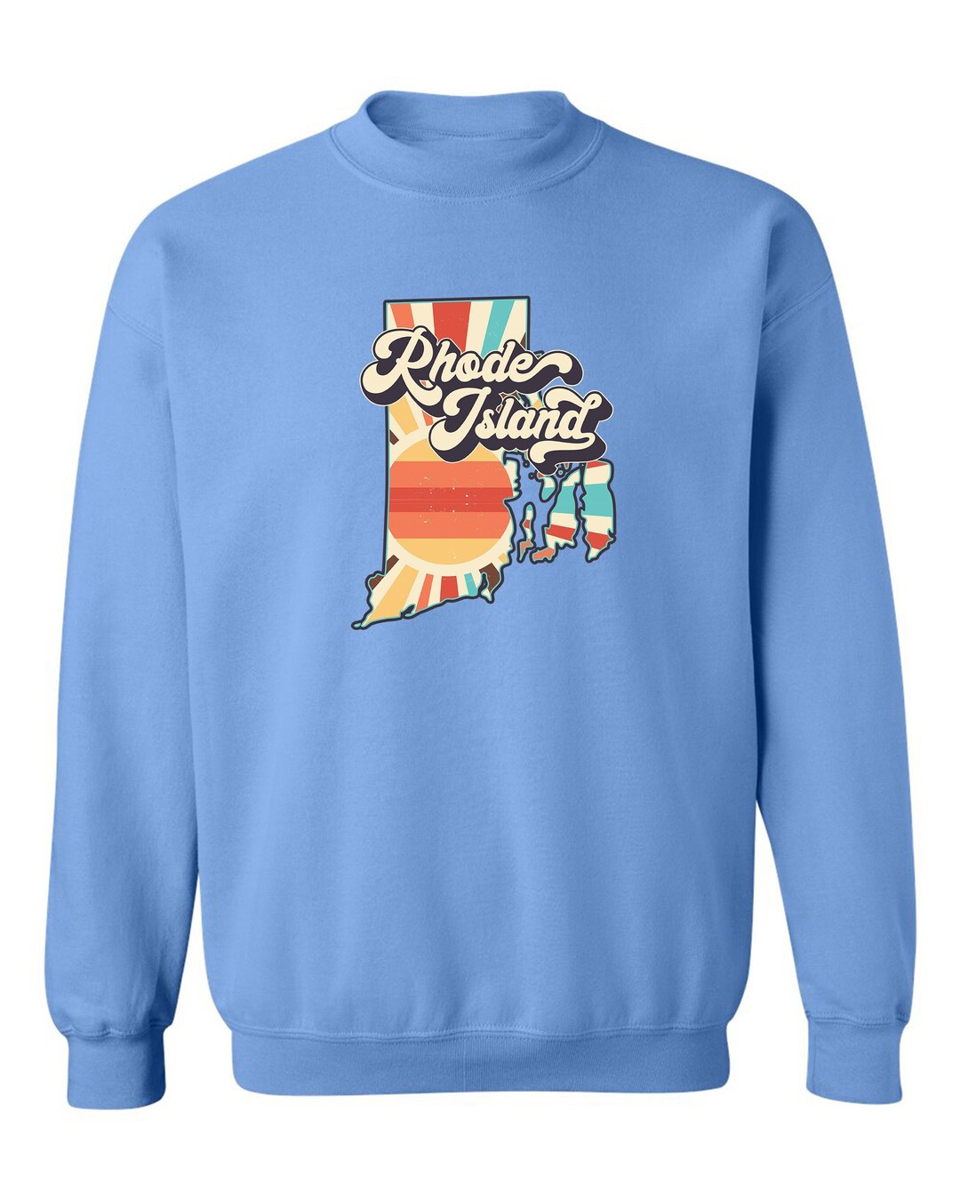 Retro Rhode Island Sweatshirt, Gift for Rhode Islanders, the 13th State ...