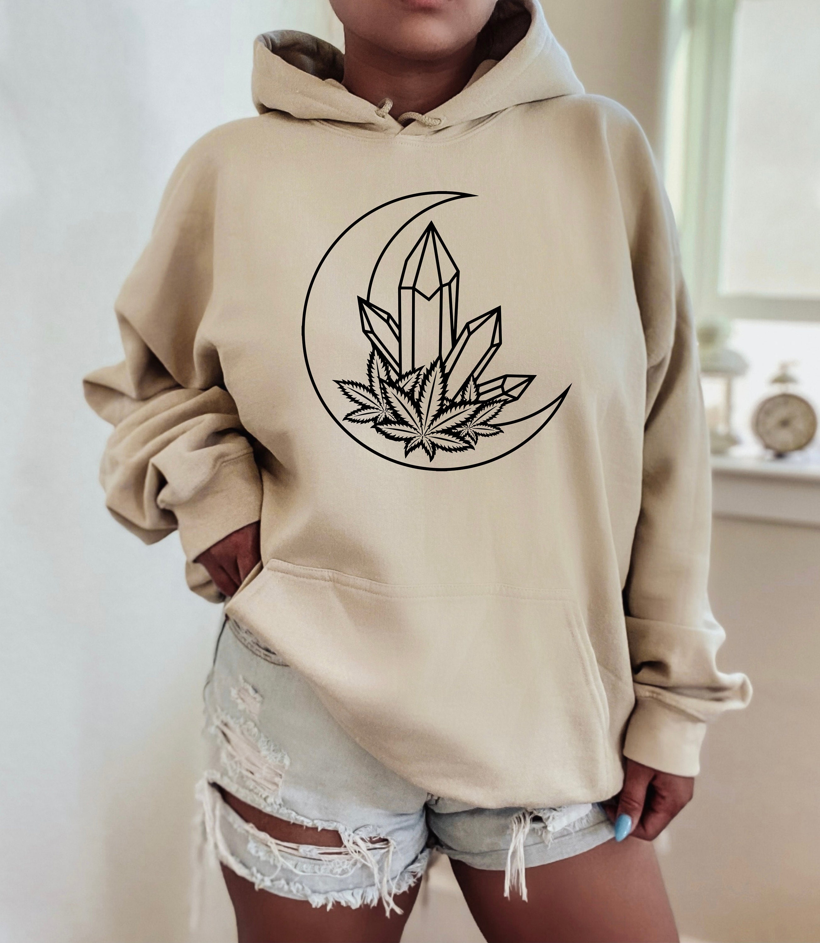 Crystal Weed Hoodie Weed Hoodie Cannabis Hoodie 420 Hoodie - Etsy