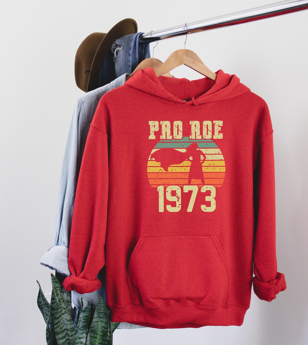 Pro Roe 1973 Hoodie, Women's Right Hoodie, Uterus Hoodie, Pro Roe ...