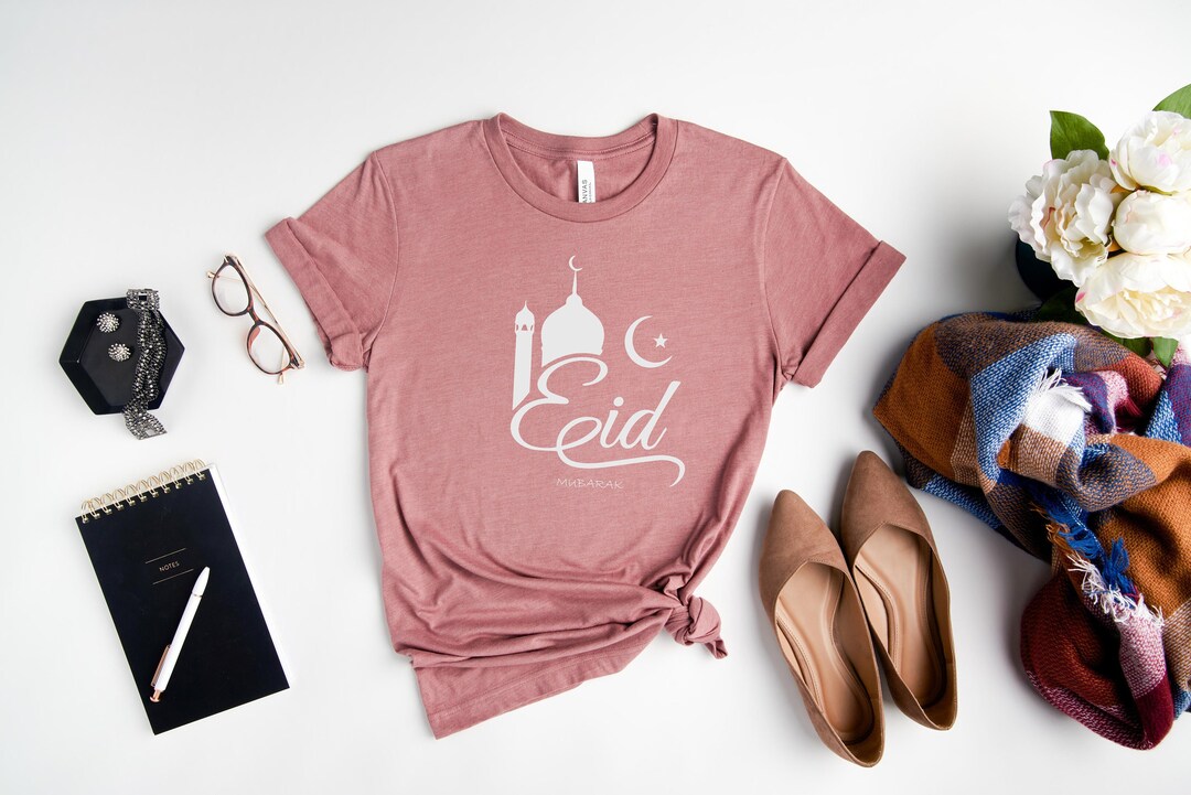 Eid Mubarak T-shirt, Happy Eid Mubarak Shirt, Ramadan Shirt, Muslim ...