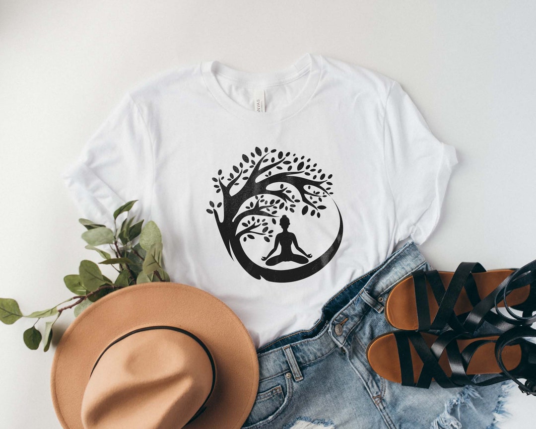 Buddha Tree, Buddha T Shirt, Cool Buddha Shirts, Buddhist Shirt, Yoga ...