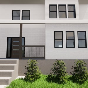 Full Custom Exterior House Render, Remodel, Redesign, House, Design - Etsy