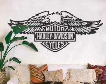 Metal Harley Davidson Sign | Etsy