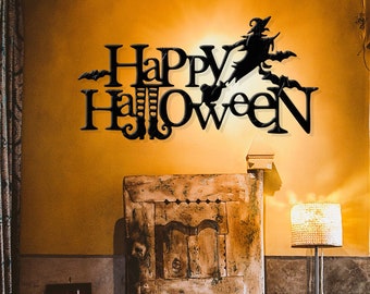 Halloween Sign Wall Decor - Etsy