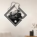 Train Metal Wall Art, Metal Wall Decor, Living Room Decor, Metal Wall ...