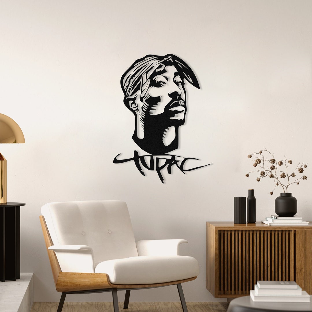 Tupac Metal Wall Art Tupac 2pac Wall Decor 2pac Wall Sign - Etsy