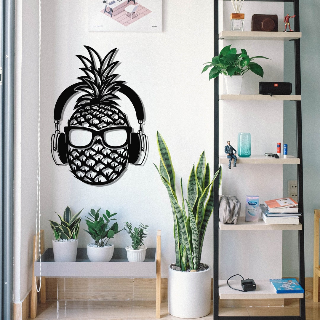 Pineapple Metal Wall Art, Kitchen Decor Home Decor, Wall Hangings, Wall ...