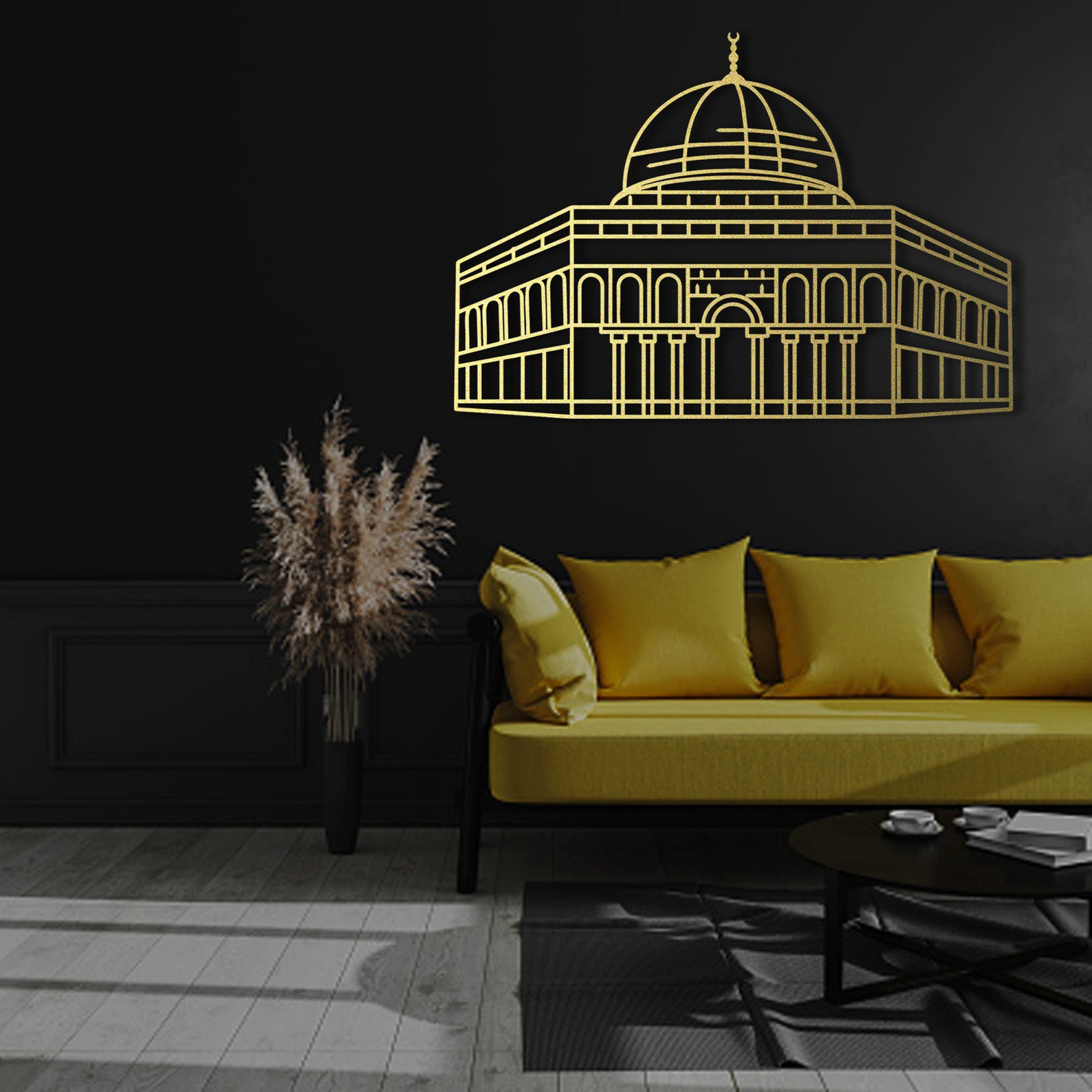 Masjid Al Aqsa Metal Wall Art Islamic Wall Decor Masjid - Etsy