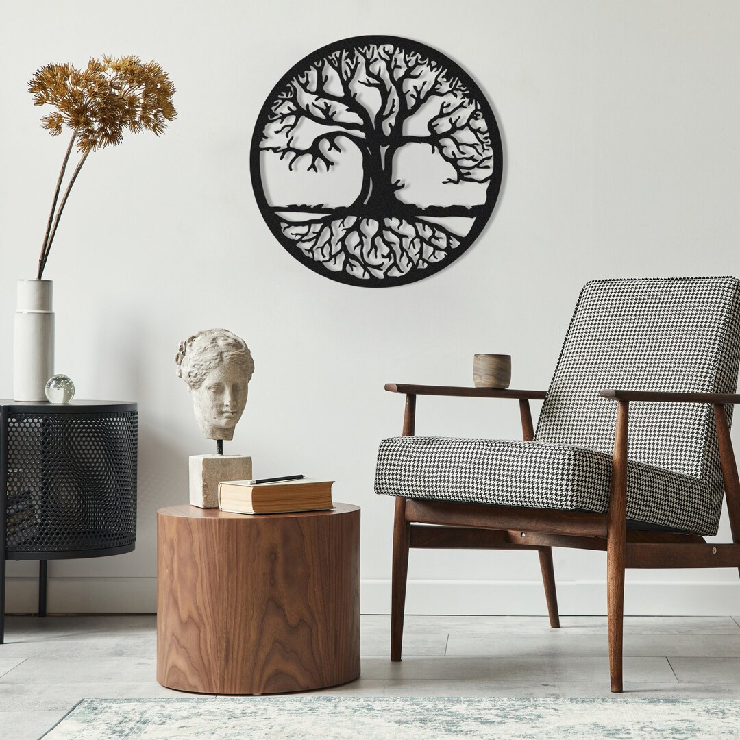 Tree of Life Metal Wall Decor, Fall Decoration, Metal Wall Hanging ...