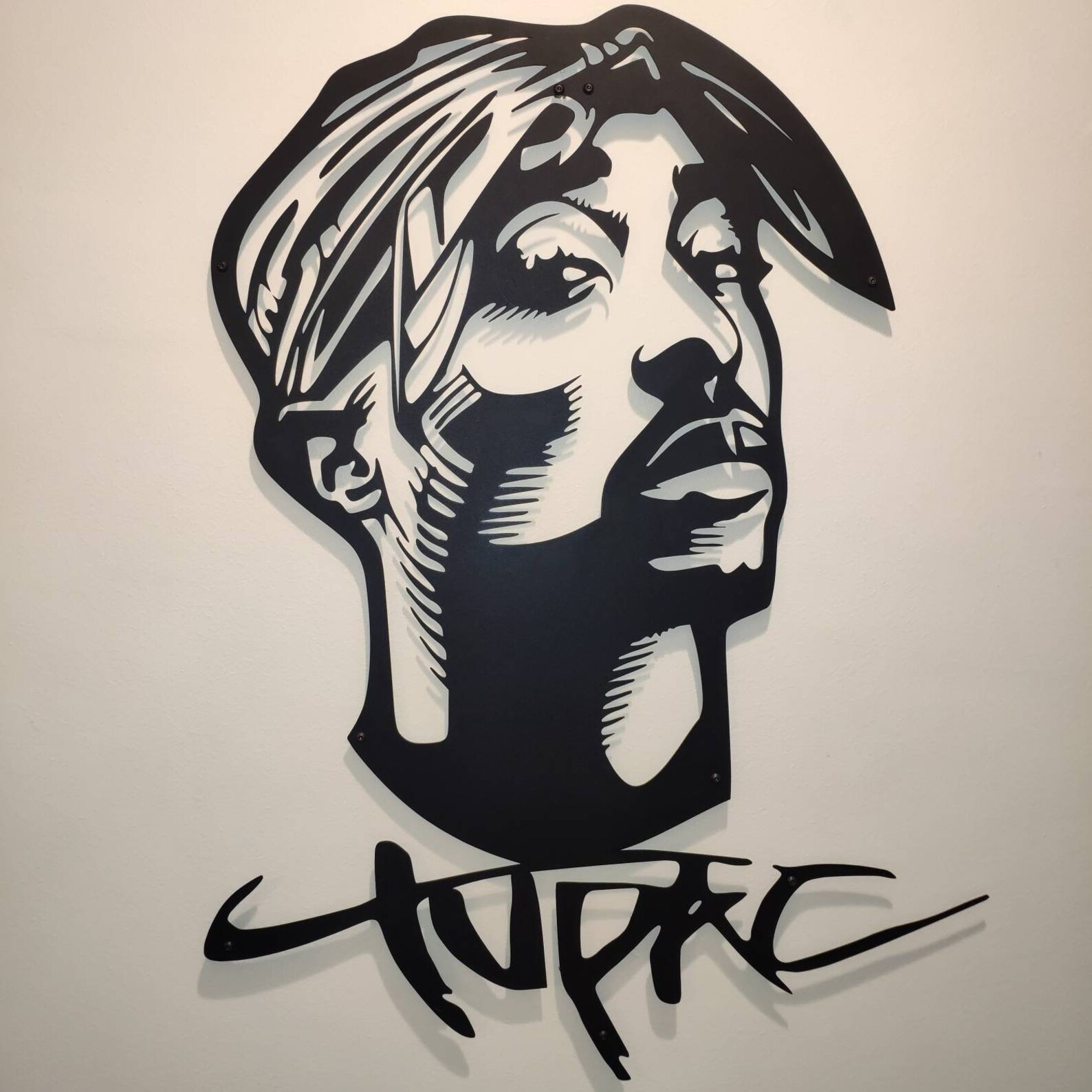 TUPAC Metal Wall Art Tupac Decor 2pac Wall Sign Tupac - Etsy