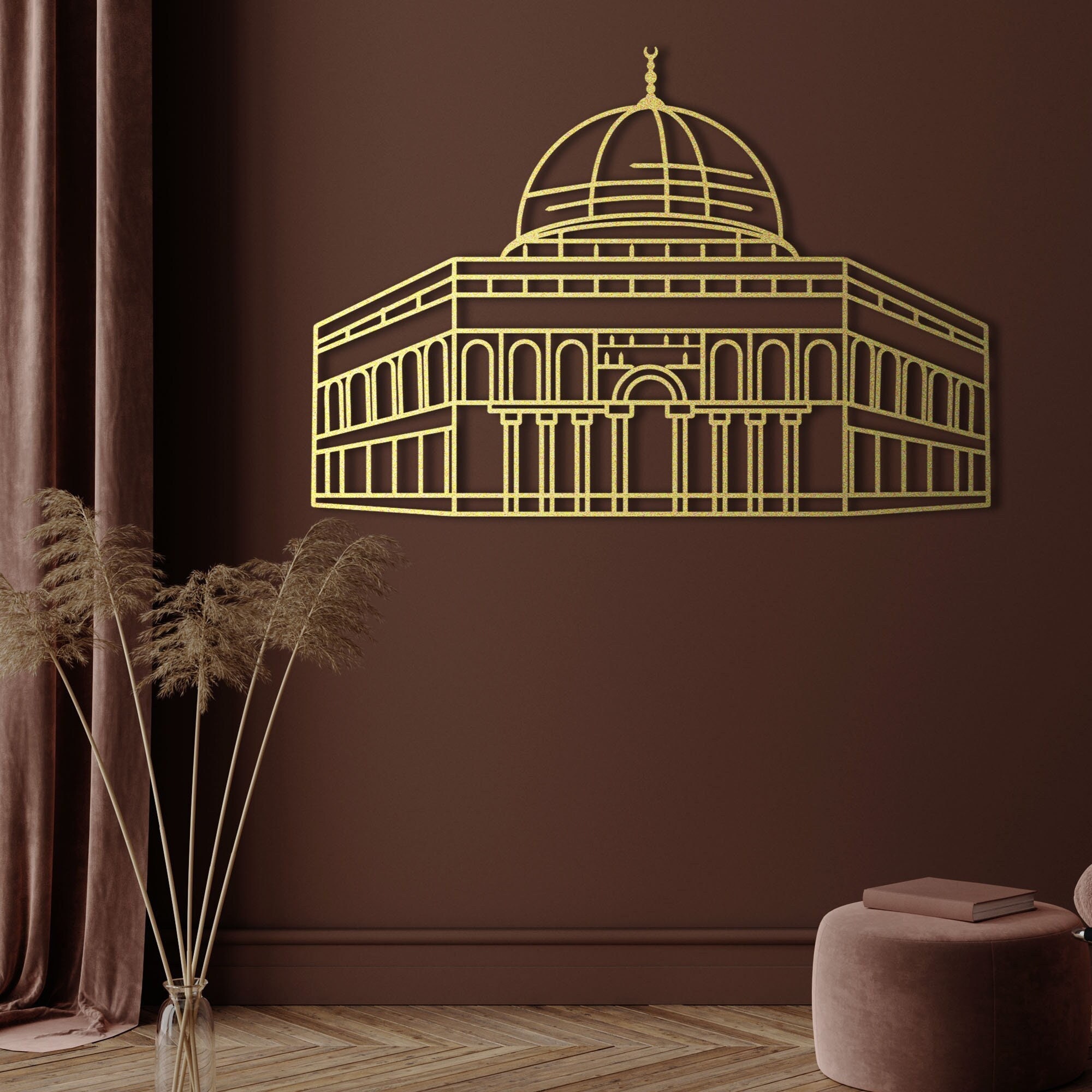Masjid Al Aqsa Metal Wall Art Islamic Wall Decor Masjid - Etsy