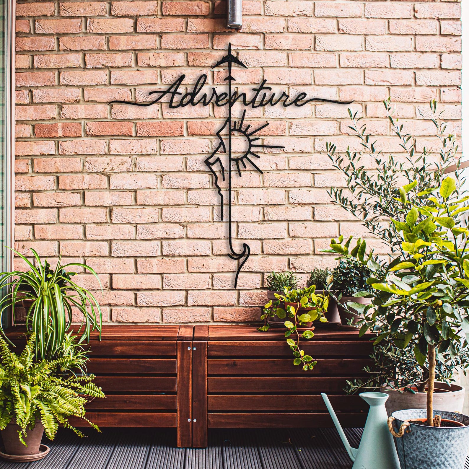Adventure Sign Metal Wall Art: Airplane Home Decor - Etsy