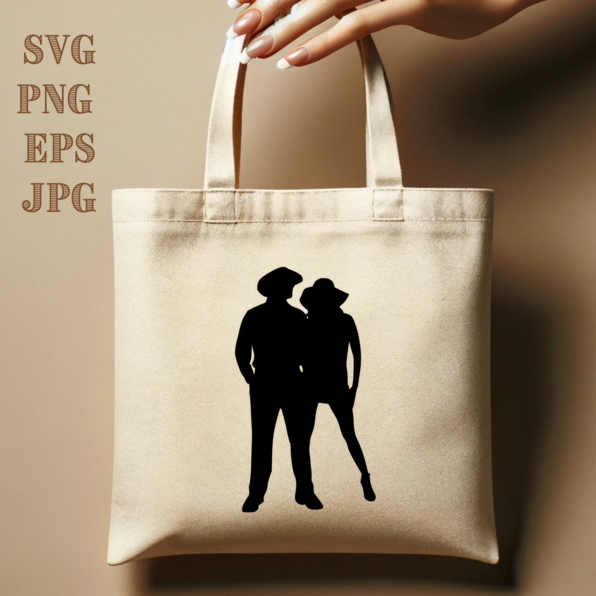 Western Couple SVG Bundle, Cowboy Cowgirl Silhouette, Love & Wedding ...