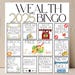 Printable 2025 Bingo Card, 2025 Vision Board Bingo Card, New Year Party ...
