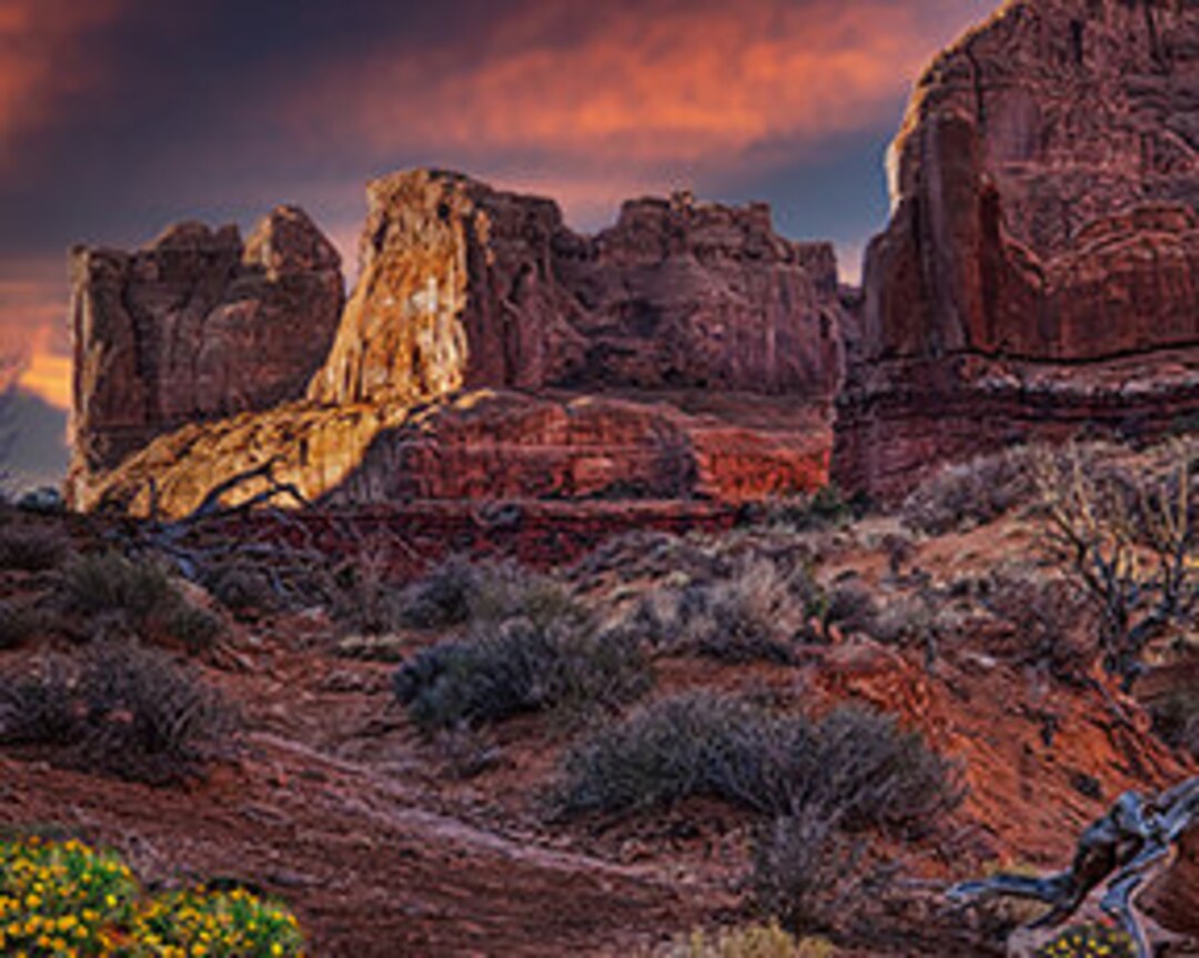 Beautiful Utah Scene in Arches National Park - Etsy