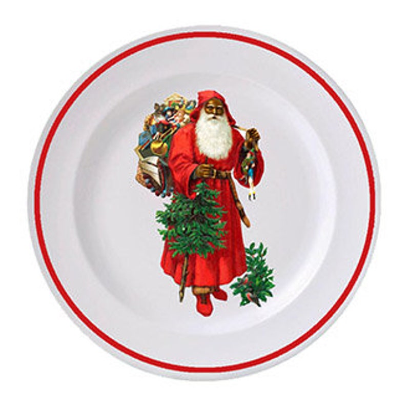 Santa Claus Plate - Etsy