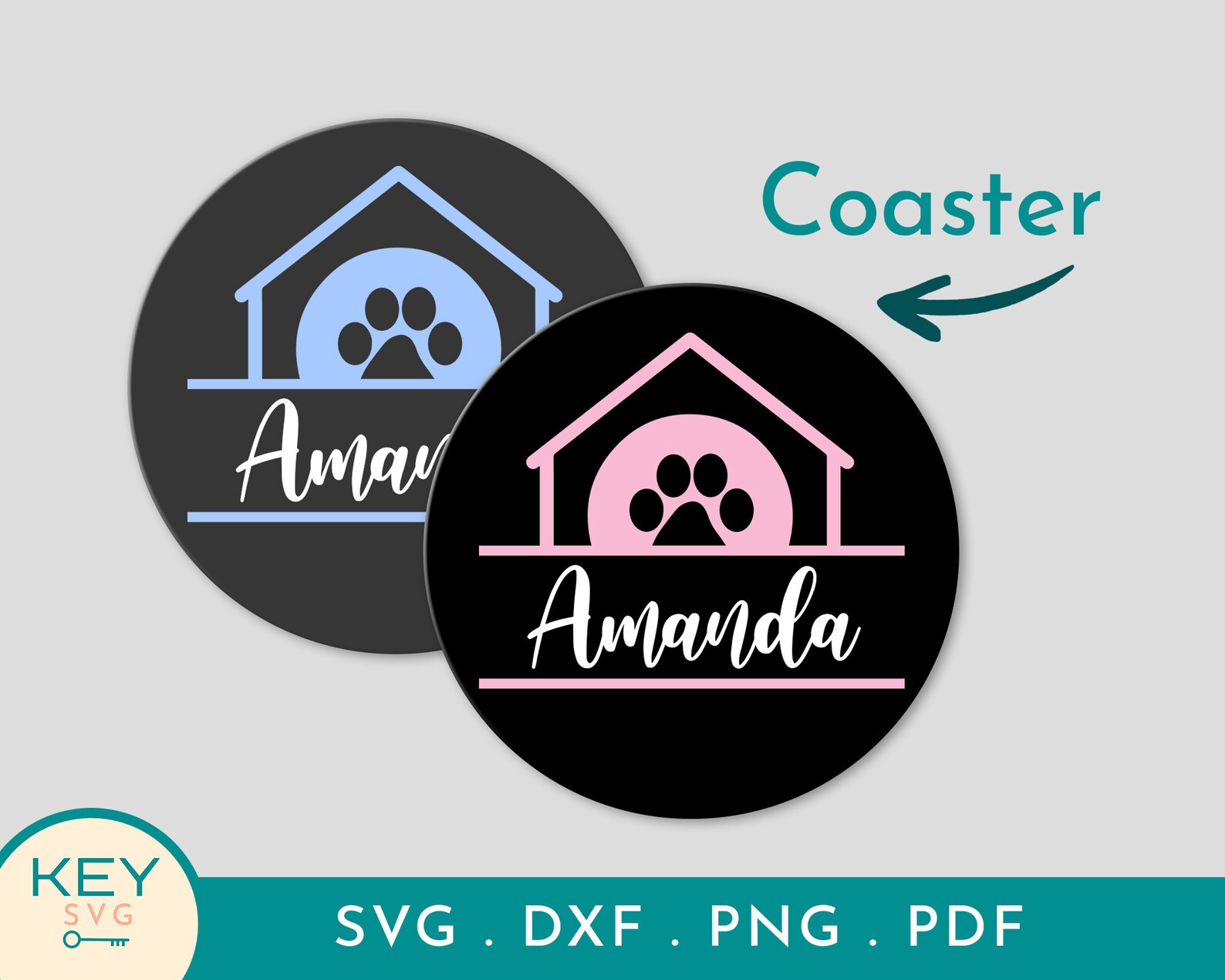 Paw Print Svg, Split Dog Svg, Dog Mom Svg, Dog Lover Svg, Acrylic ...