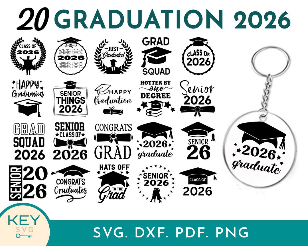 Graduation Svg, Class of 2026 Svg, Graduation Svg Bundle, Acryclic ...