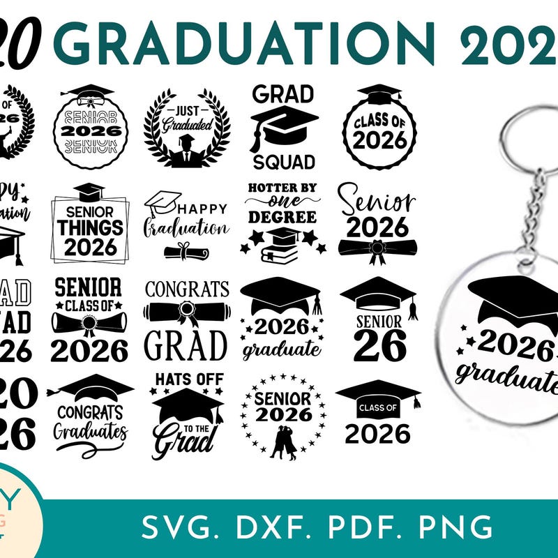 2026 Graduate Key Chain - Etsy