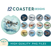 Laser Engraved Coasters | Vintage Cars | Firearms - Etsy