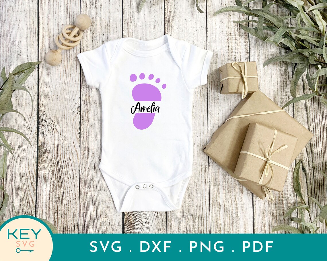 Split Monogram Baby Shower Bundle Svg Newborn Svg New Baby | Etsy