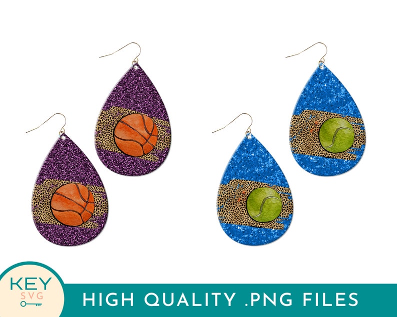 25 Sports Teardrop Earrings Png, Game Day Png, Sports Png, Sublimation ...