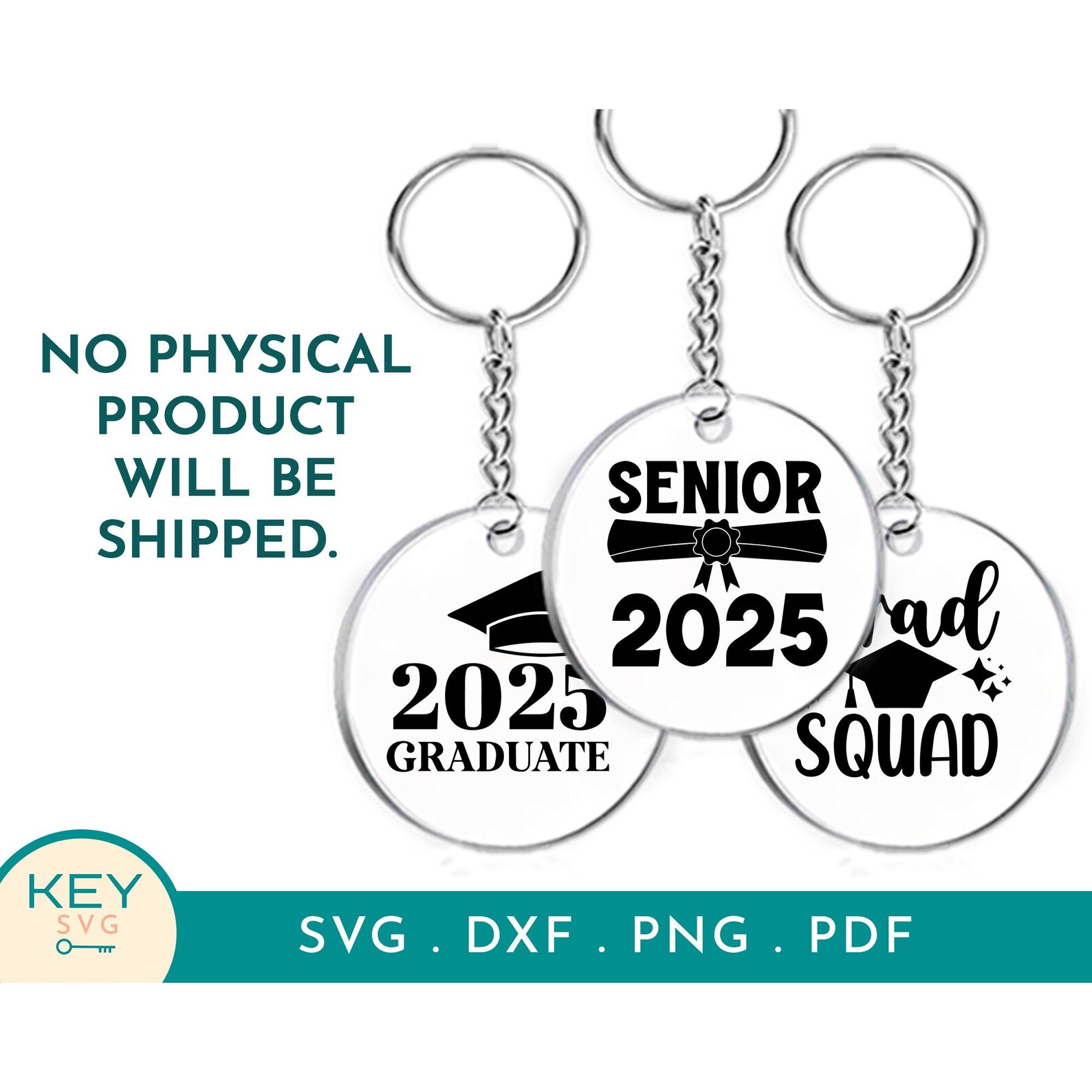 Class of 2025 Svg, Split Graduation Svg Bundle, Senior Svg, Keychain ...