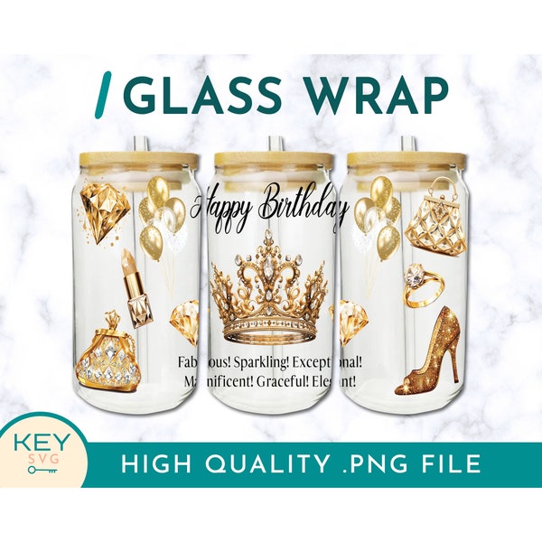 Happy Birthday Tumbler Wraps - Etsy