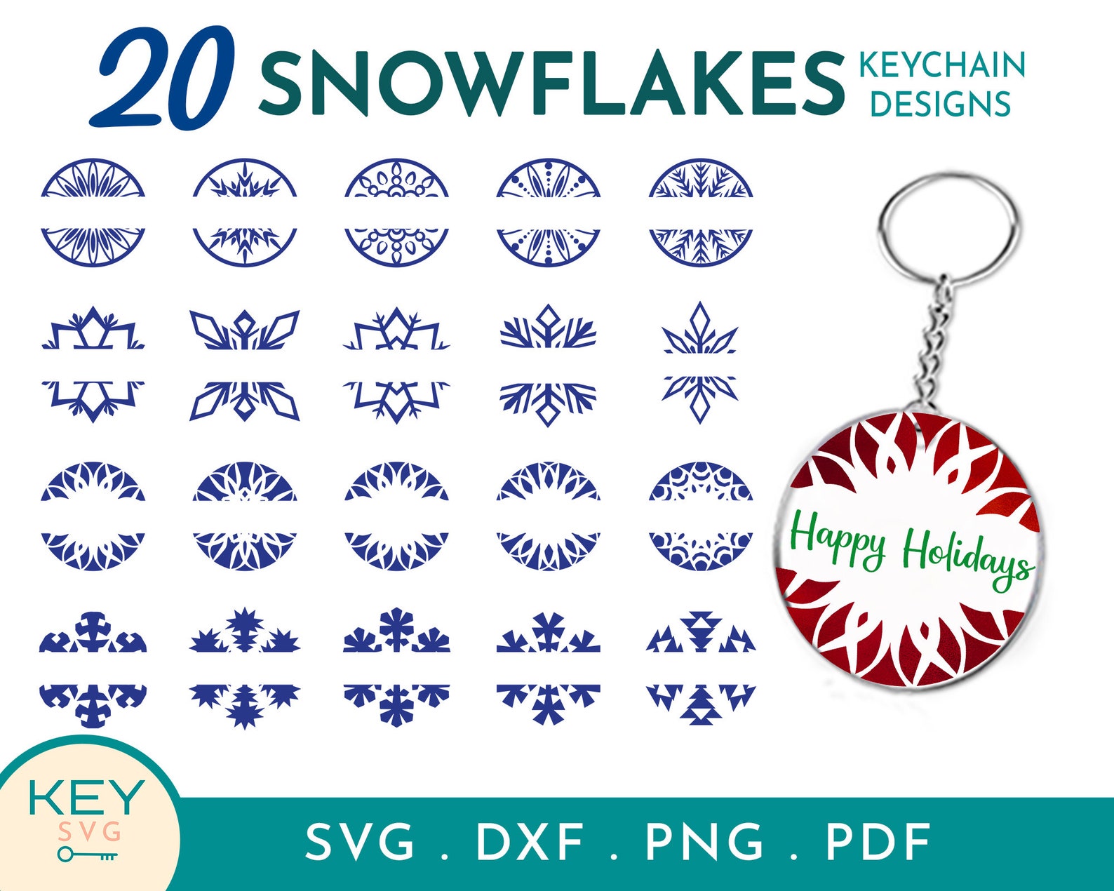 Split Snowflake Svg Snowflake Clipart Snow Svg Winter Svg - Etsy