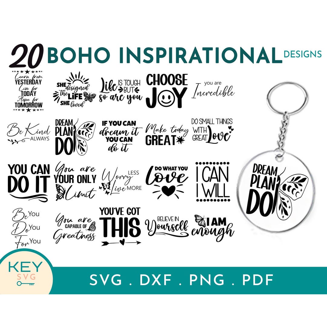 Inspirational Quotes Svg, Affirmation Svg, Be Kind Svg, Acrylic ...