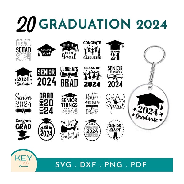 Senior Keychain Svg - Etsy