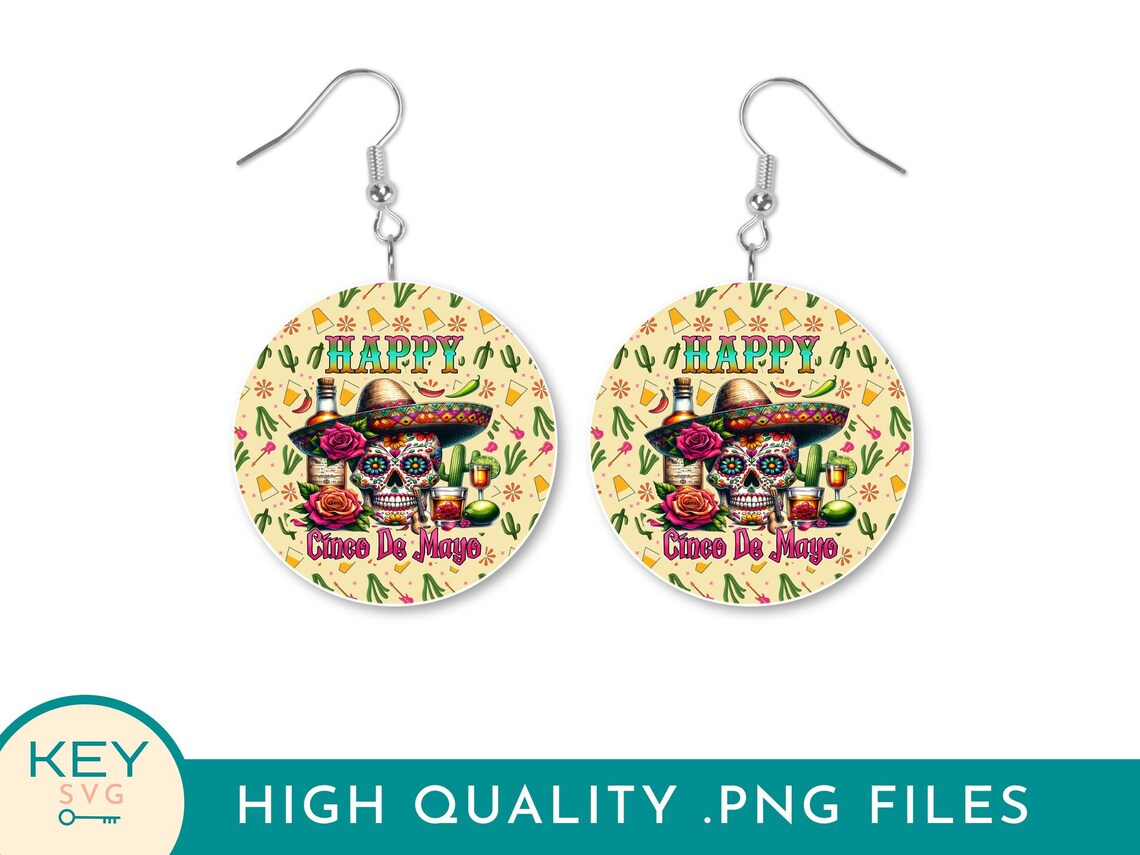 Cinco De Mayo Png, Mexican Fiesta Car Coaster Png, Party Decor, Drink ...