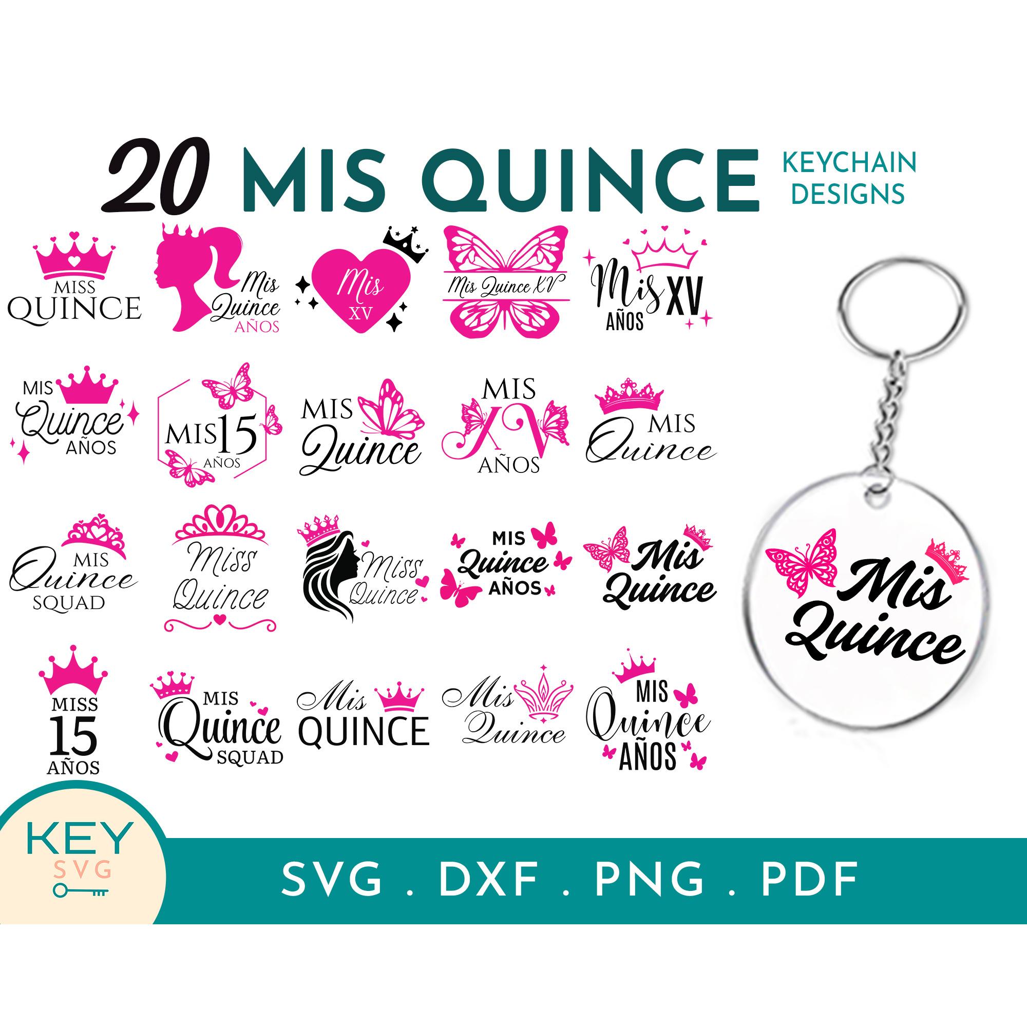 Mis Quince Anos, Xv svg, Quinceañas svg, Mis Quince-Svg-Bundle, Mis ...