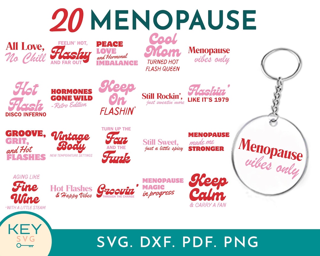 Retro Menopause Funny Quotes Svg, Menopausal Svg, Menopause Humor ...