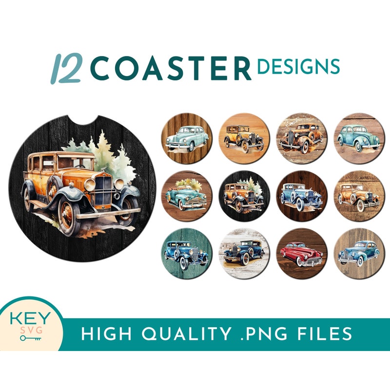 Car Coasters for Old Cars - Etsy