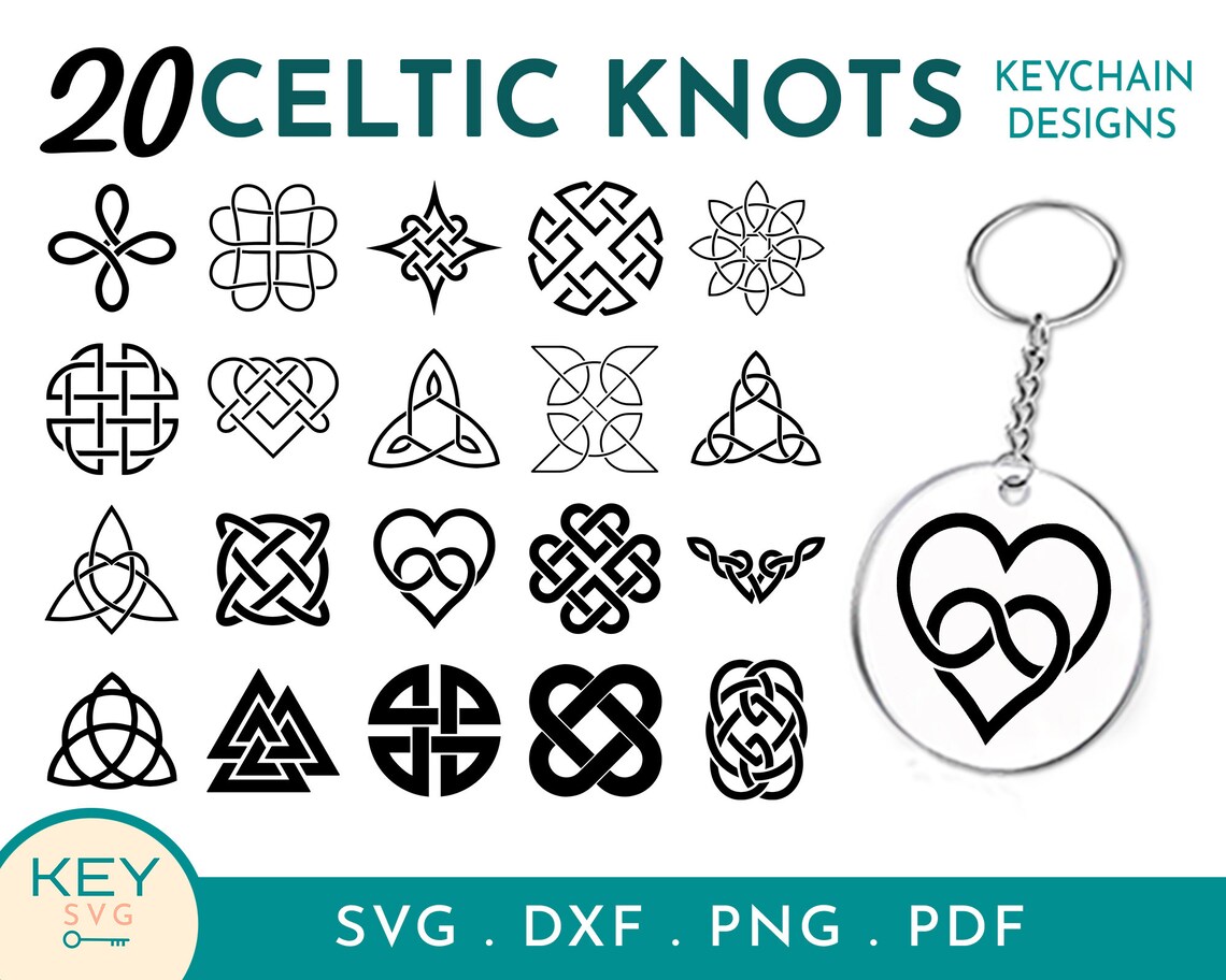 40 Celtic Knot Svg Bundle Split Celtic Symbol Svg Viking - Etsy