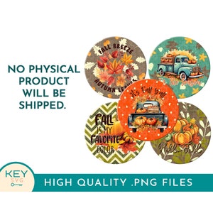 Fall Car Coaster Sublimation Designs Png Plaid Autumn Drink - Etsy