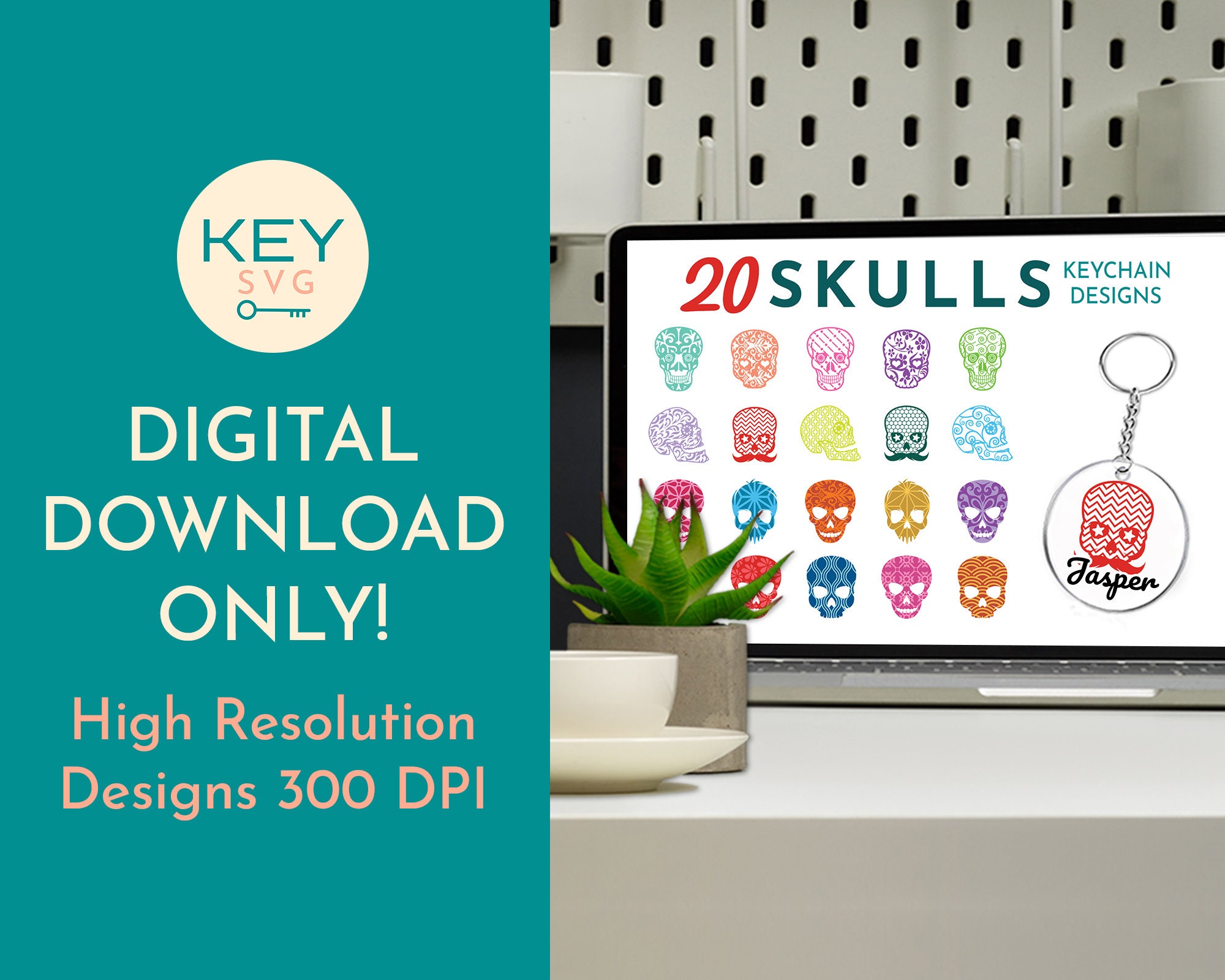 Split Skull Svg Bundle Skull Clipart Skulls Png Keychain - Etsy