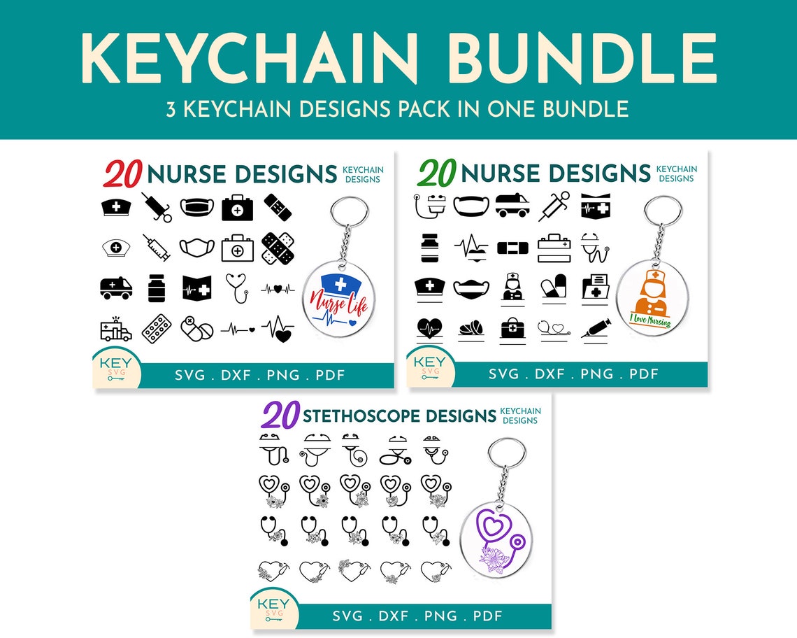Nurse Bundle Svg Stethoscope SVG Split Monogram Svg Nurse - Etsy