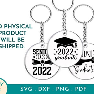 Class of 2022 Svg, Split Graduation Svg Bundle, Senior Svg, Keychain ...