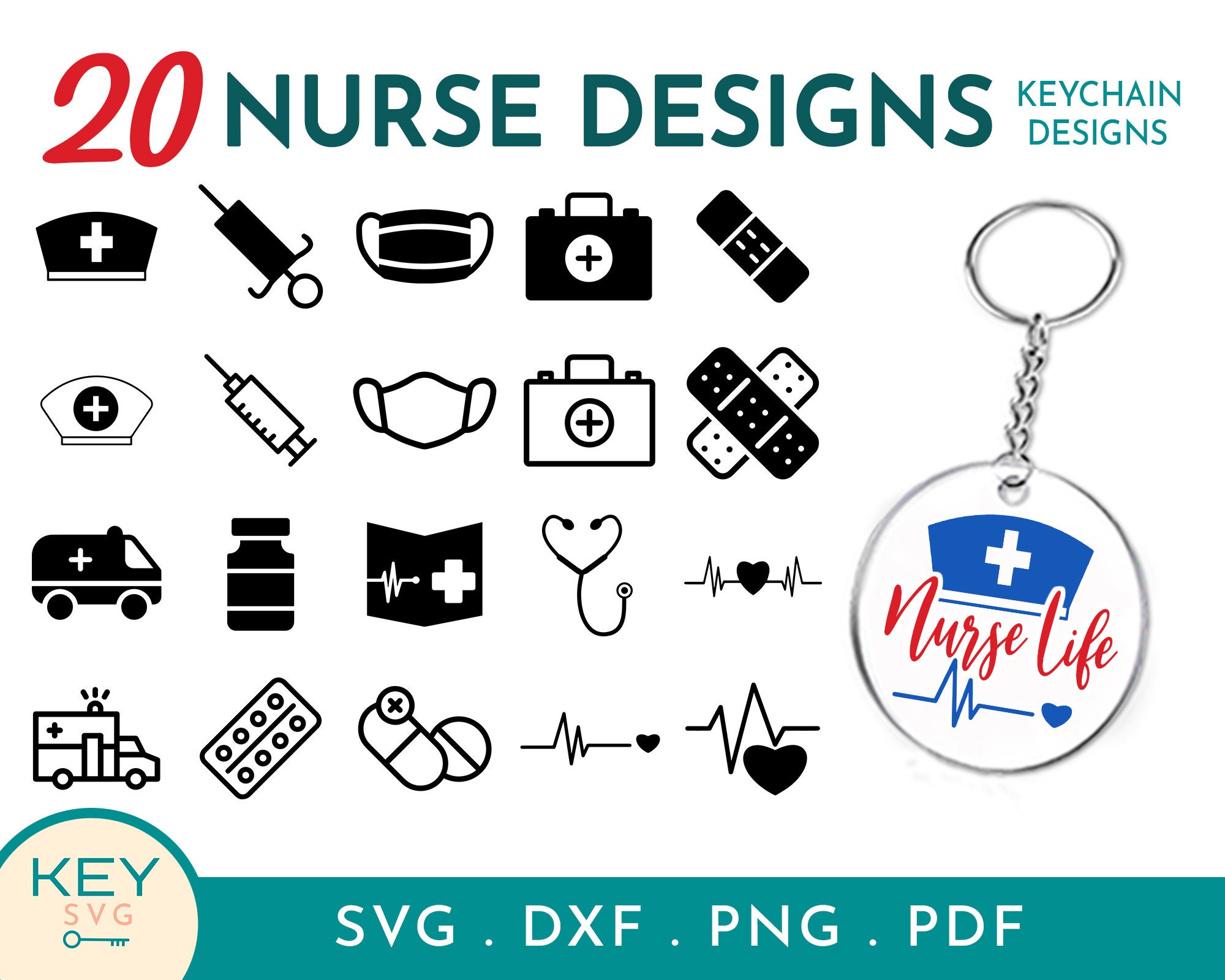 Nurse Bundle Svg, Stethoscope SVG, Split Monogram Svg, Nurse Life Svg ...