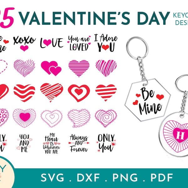 Keychain Svg - Etsy