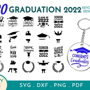 Class of 2022 Svg, Split Graduation Svg Bundle, Senior Svg, Keychain ...