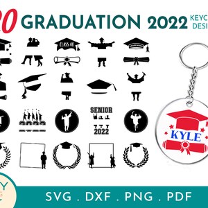 Split Graduation Svg Bundle Class of 2022 Svg Senior Svg - Etsy