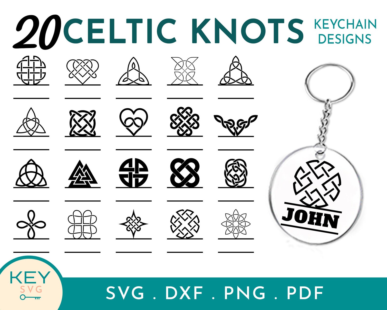 40 Celtic Knot Svg Bundle Split Celtic Symbol Svg Viking - Etsy