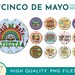 Cinco De Mayo Png, Mexican Fiesta Car Coaster Png, Party Decor, Drink ...