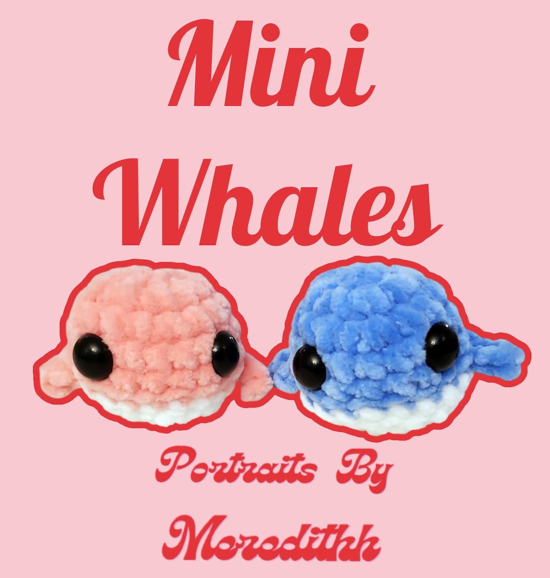 Crochet Mini Whale Plush - Etsy