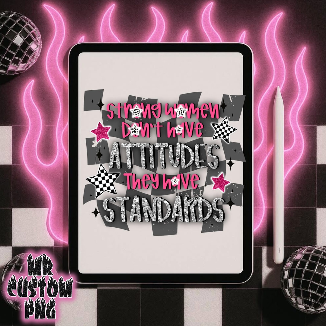 Strong Women Standards PNG - Etsy