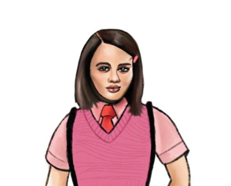 Bullet Train Prince Joey King cute Pink Outfit Sticker. NEW - Etsy